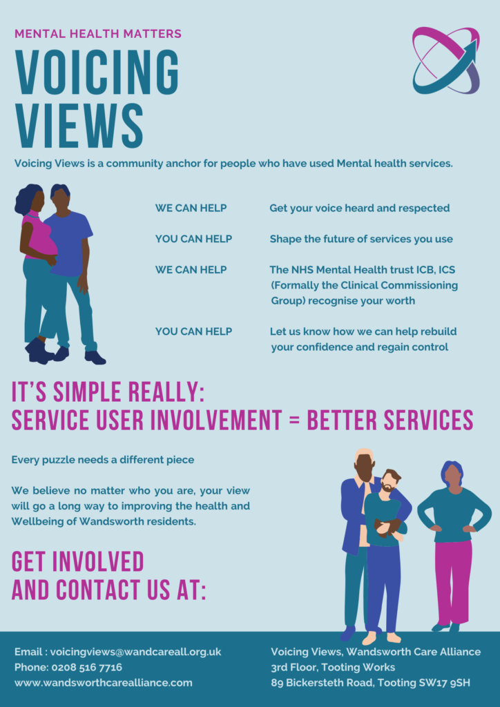 Representing Mental Health Service Users - Wandsworth Care Alliance